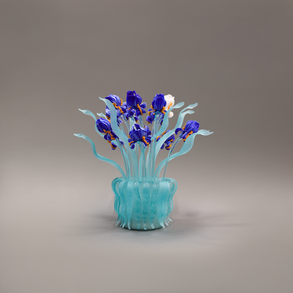 IRIS VAN GOGH VASE LAMP – B. David Levine